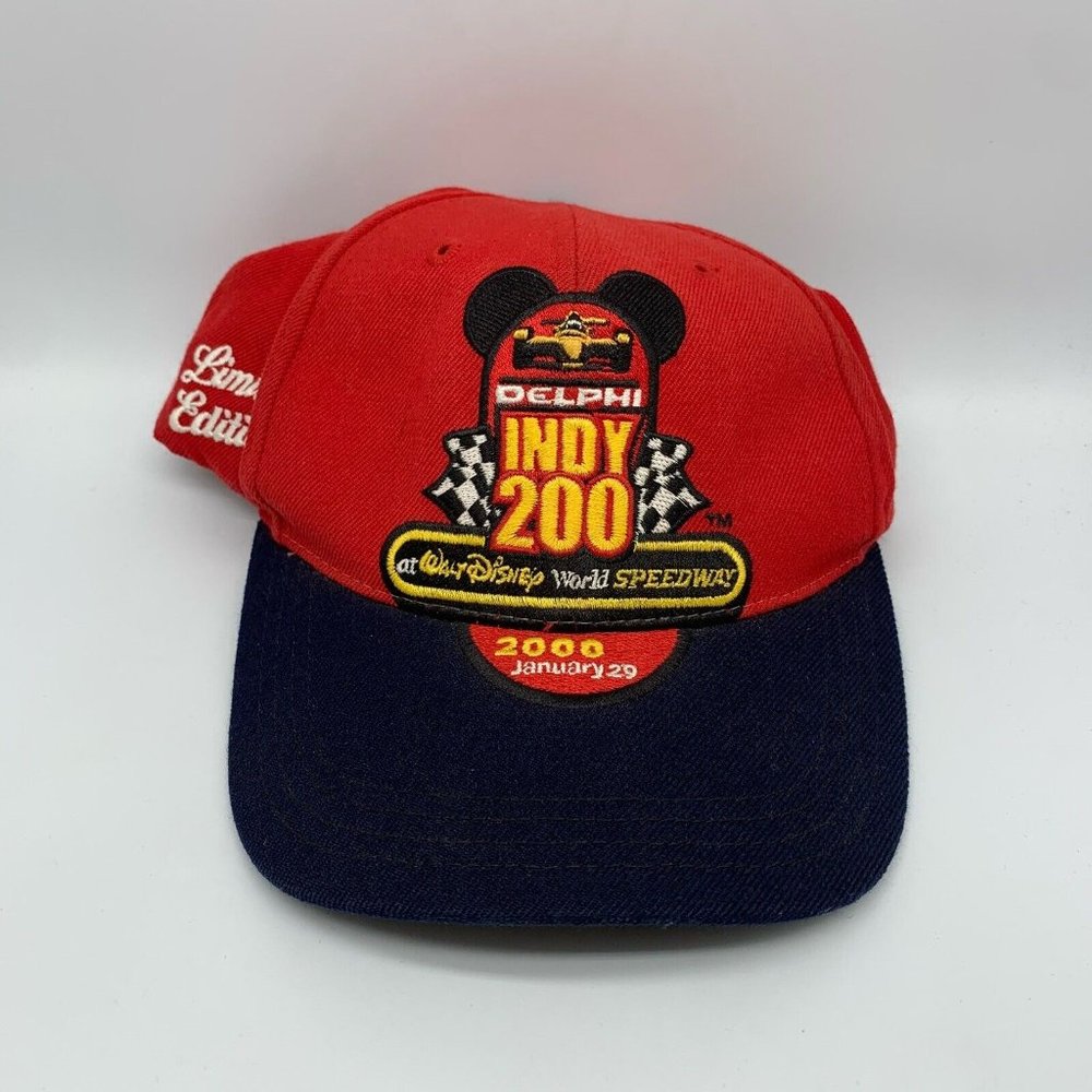Vintage 2000 Delphi Indy 200 Walt Disney Hat Snapback… - Gem